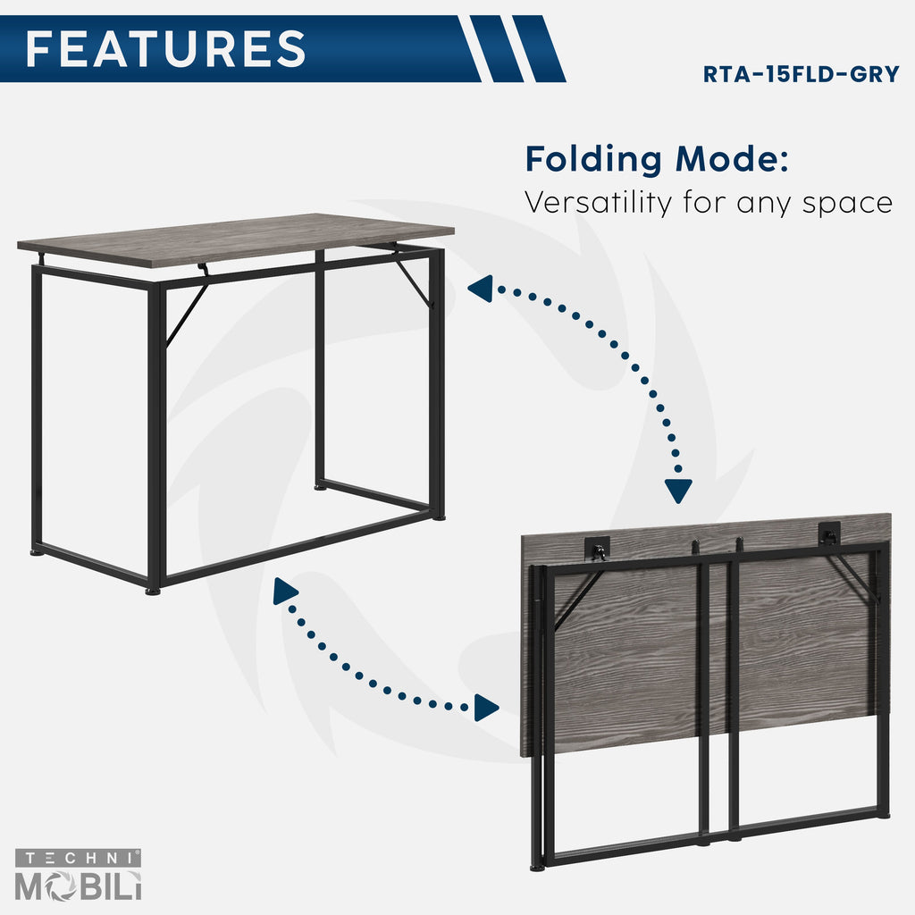 Space Saving Folding Desk - Techni Mobili