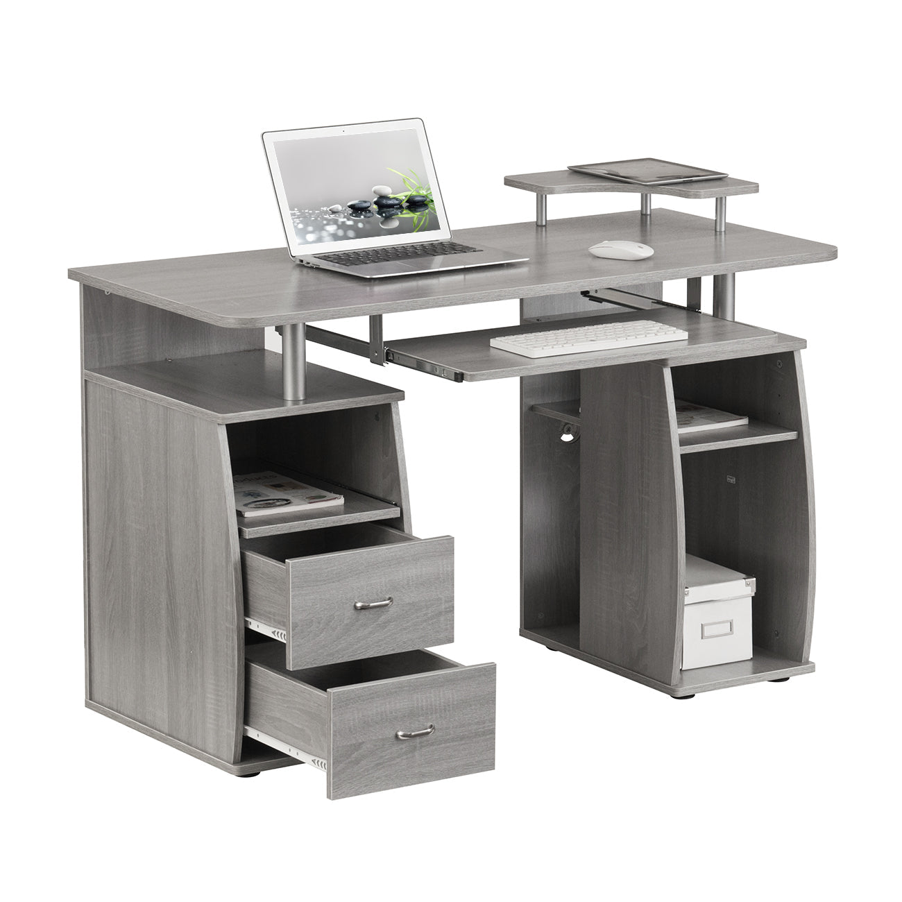 Complete Computer Workstation Desk With Storage